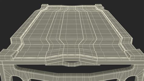 Sci Fi Table Orange 3d Model 24 3ds Blend C4d Fbx Max Ma Lxo Obj Free3d