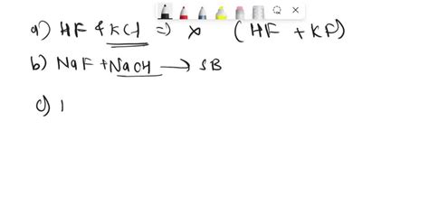 SOLVED Which Set Of Compounds Would Form A Buffer In Aqueous Solution Naf And NaOH HF And KCI