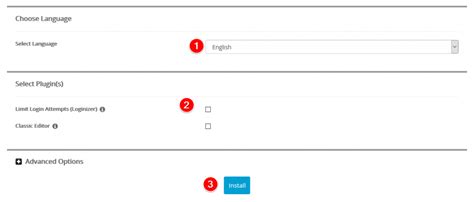 installing wordpress using softaculous hostwinds