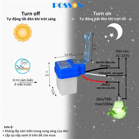 Smart Outdoor Light Touch Light Sensor Switch That Automatically Turns
