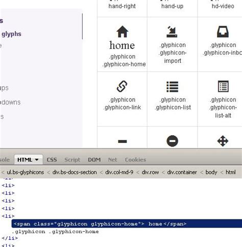 Css Bootstrap 3 Font Family Within A Glyphicon Span Stack Overflow
