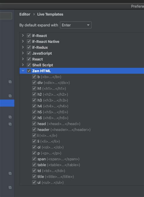 Html Are Not All Emmet Actions Available In Webstorm Stack Overflow