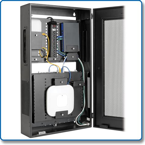 Tripp Lite SmartRack U Low Profile Vertical Mount Switch Depth Wall Mount Structured Wiring