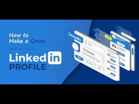 FIVE STEPS TO UPDATE LINKEDIN PROFILE PART 1 YouTube