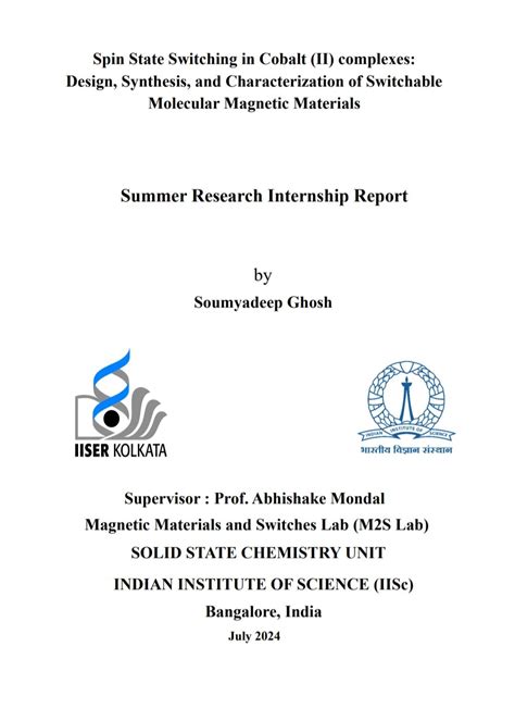 Soumyadeep Ghosh On Linkedin Research Materialsscience