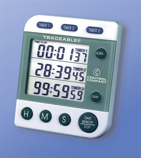 Traceable Three Line Alarm Timer Medline Traceable Three Line Alarm Timer Medline