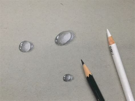 Realistic Water Drops Drawings And Tutorials