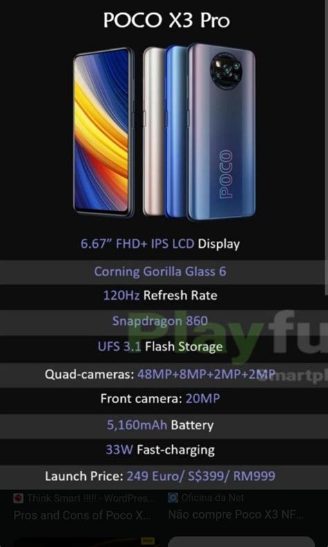 Poco X Pro Gb Gb Ram Mobile Phones Gadgets Mobile Phones Android Phones Xiaomi On