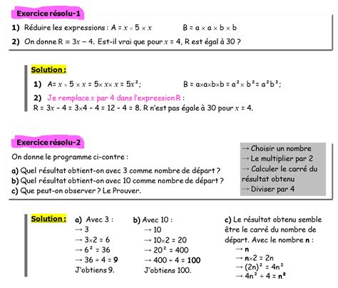cours notion de variable automaths