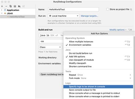 View Logs Intellij Idea