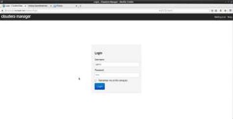 17 Cloudera Manager Login Page Download Scientific Diagram
