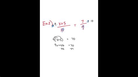 Solving Proportional Equations YouTube