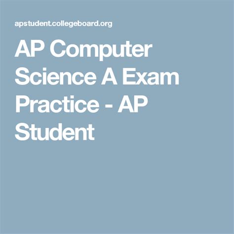 AP Computer Science A Exam Practice AP Babe