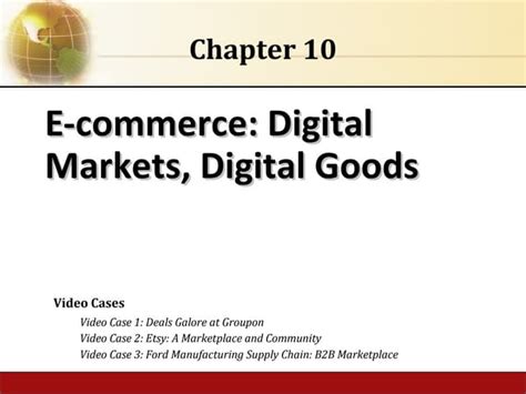 Chapter 10 Ecommerce Digital Markets Digital Goods Pdf