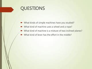 Simple Machines PPT