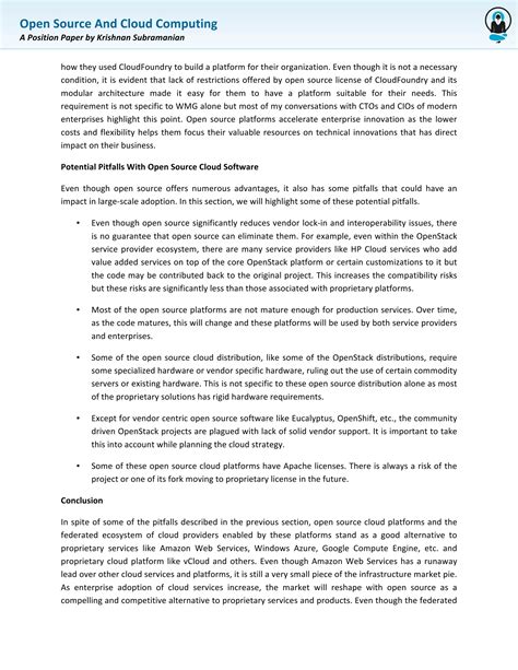 Open Source And Cloud Computing Pdf