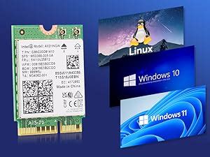 Amazon Com Intel Ax Ngw Wi Fi Wireless Card M Cnvio Bluetooth Tri Band