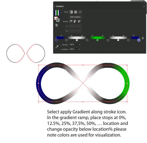 solved how to apply gradient to one segment in infinity s adobe