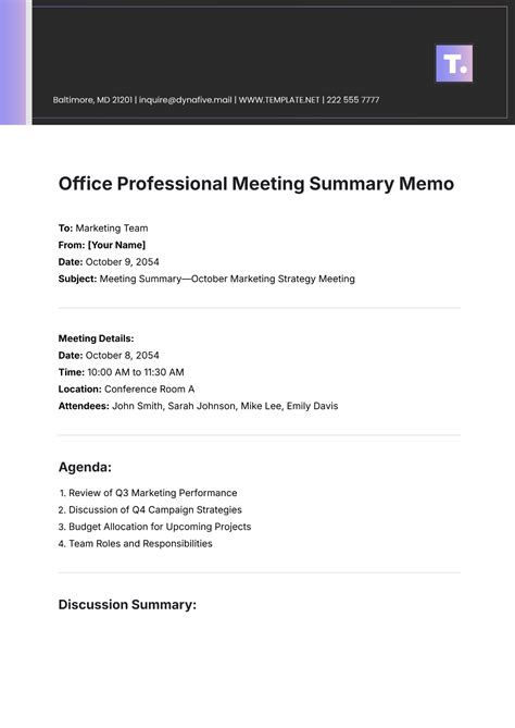 Free Meeting Memo Templates To Edit Online And Print