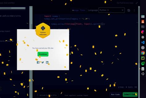Tanyim Hassan On Linkedin Got My 5th Python Star Today On Hackerranks