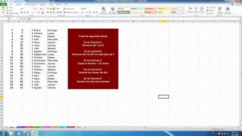 UTT PROCESOS INDUSTRIALES Tablas De Excel Ejercicios