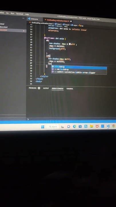 Dot Loading Animation Using Html And Css Shorts Youtube