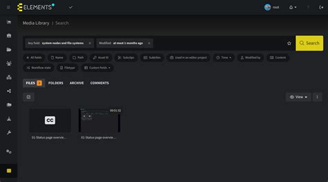 exploring the subtitle function of the elements media library