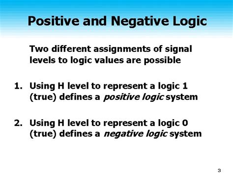 Combinational Design Part 2 Procedure Topics Positive Vs