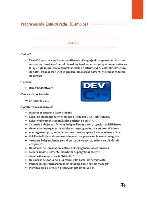 Ejemplos De Programación Estructurada Pdf Informática Tecnología