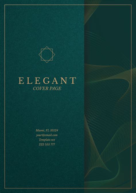 Contemporary Heading Cover Page Template Edit Online And Download