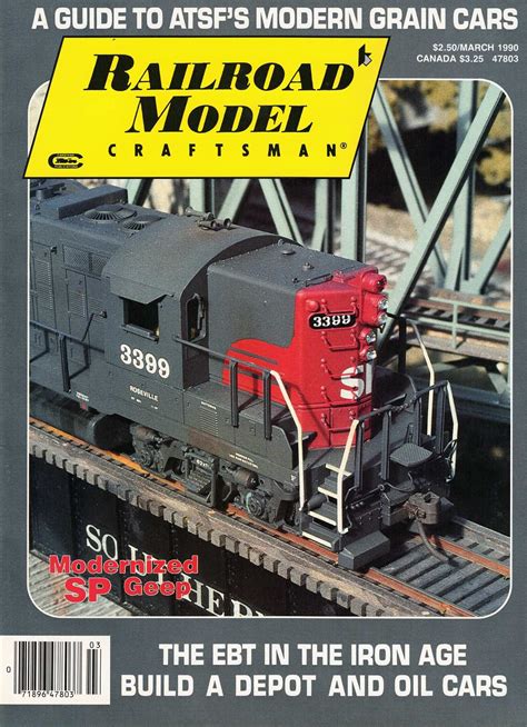 Railroad Model Craftsman March 1990 White River Productions