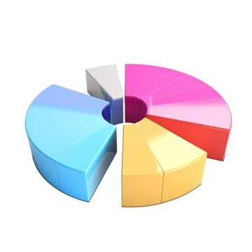 D Statistical Illustration Presentation Chart Finance D PNG Transparent Image And Clipart