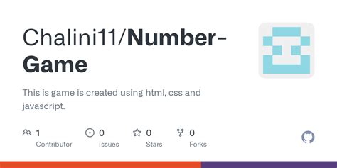 GitHub Chalini11 Number Game This Is Game Is Created Using Html Css