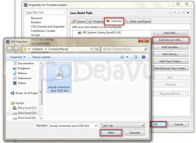 CoDejaVu Ejemplo Conectando Java Con MySql