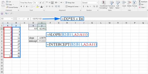 How To Use Linest Function In Excel Bsuite365