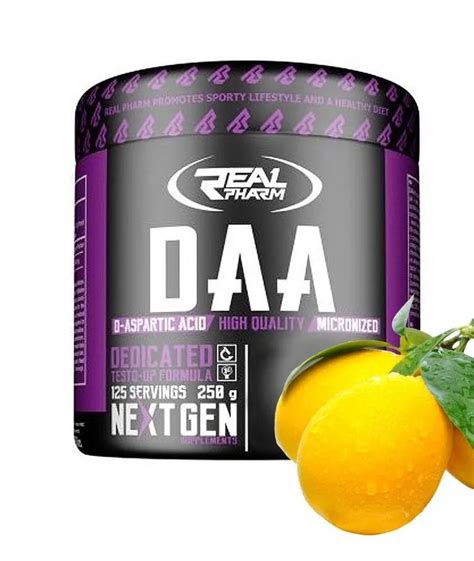 REAL PHARM Суплемент DAA, лимон, 250г. | Најголема онлајн продавница во ...