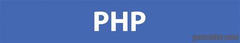 PHP GooCoder