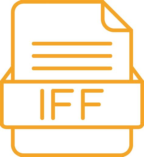 IFF File Format Vector Icon Vector Art At Vecteezy