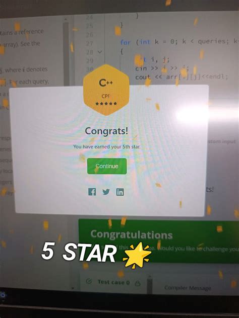 Ajay Kumar Dewangan On Linkedin Rated 5 Star 🌟 In C