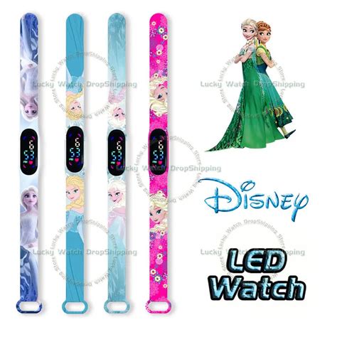 Цифровые Детские часы Disney «Холодное сердце», мультяшная фигурка ...