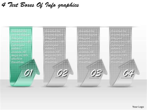 1213 Business Ppt Diagram 4 Text Boxes Of Infographics Powerpoint Template PPT Images Gallery