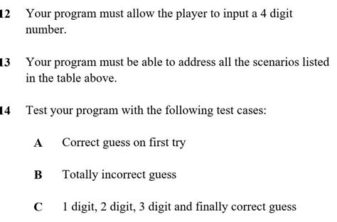 Solved R N R N Your Program Must Allow The Player To Input Chegg