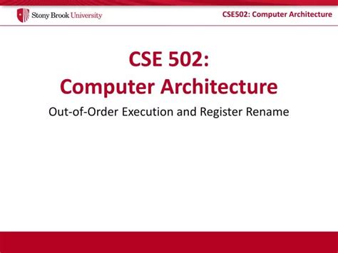 PPT CSE Computer Architecture PowerPoint Presentation Free Download ID