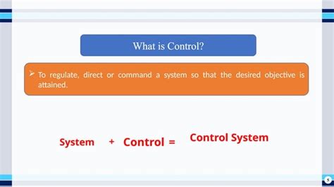 Introduction To Control Engineeringpptx Technology And Computing