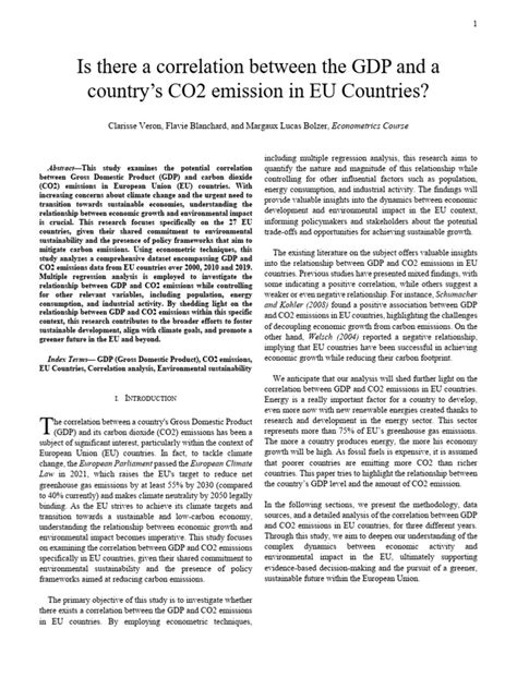Econometrics Group 1 Research Paper Pdf Economic Growth