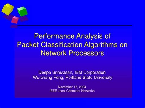 Ppt Analysis Of Packet Classification Algorithms On Network