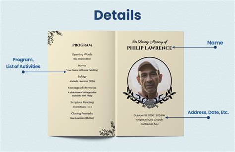 Eulogy Obituary Template In Word Illustrator PSD Download Template Net