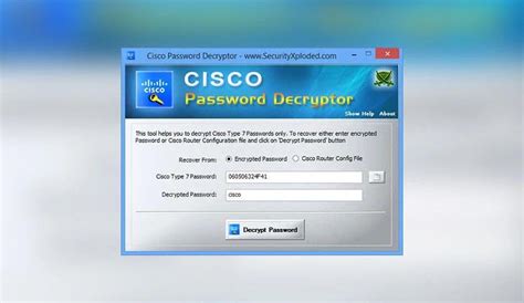 Cisco Password Decryptor Download Latest 2025 Filecr