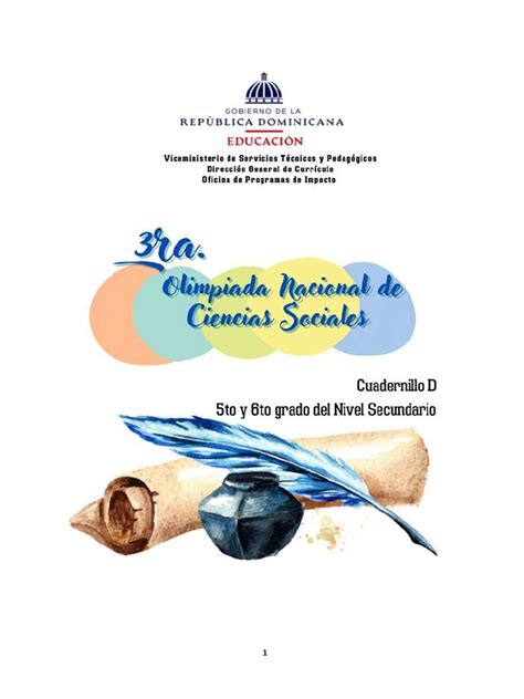 03 05 2023 Cuadernillo D 1 Descargar Gratis Pdf República