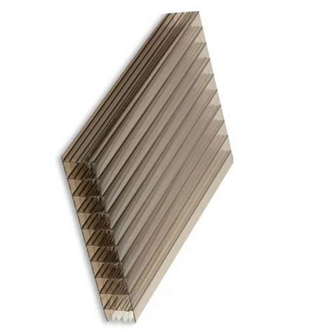 6 Mm Bronze Multiwall Polycarbonate Sheet Water Proof At ₹ 195sq Ft